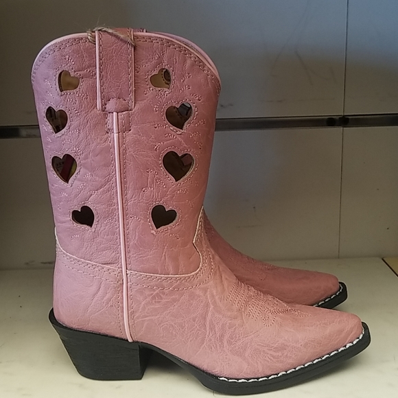Durango | Shoes | New Kids Durango Heart Cutout Western | Poshmark